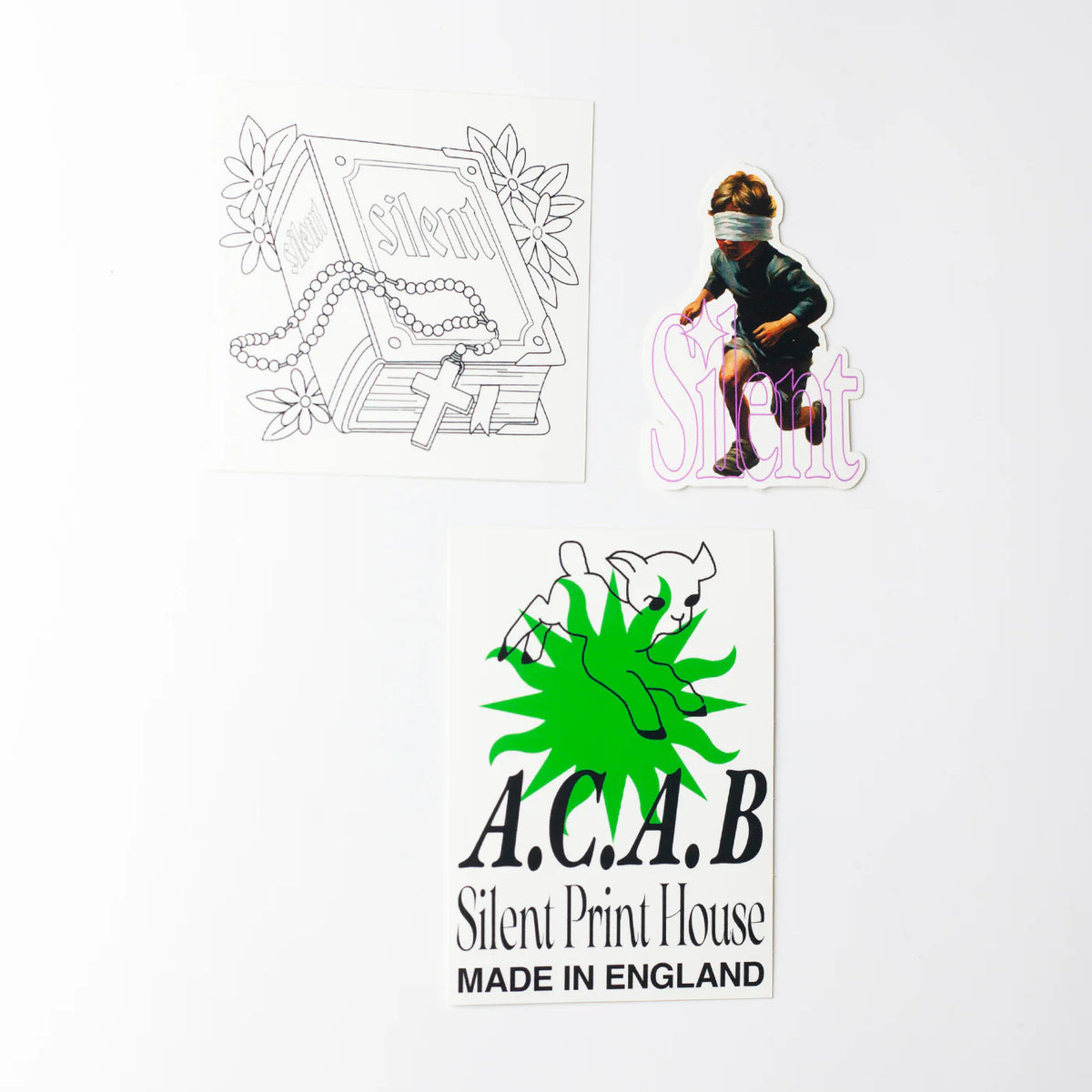 Silent Sticker Pack – 4Down Distribution Ltd